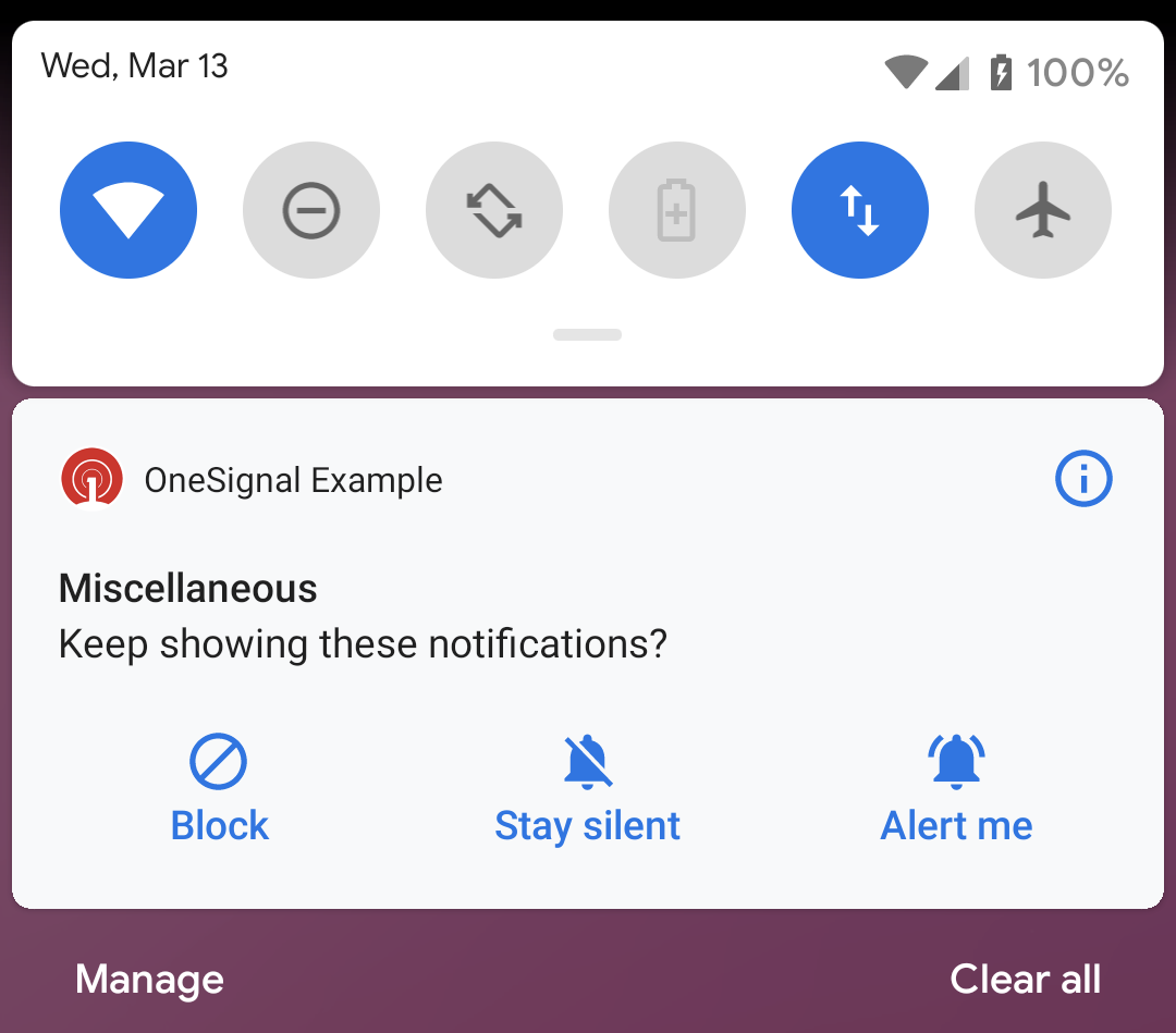 Android Q Notification Updates