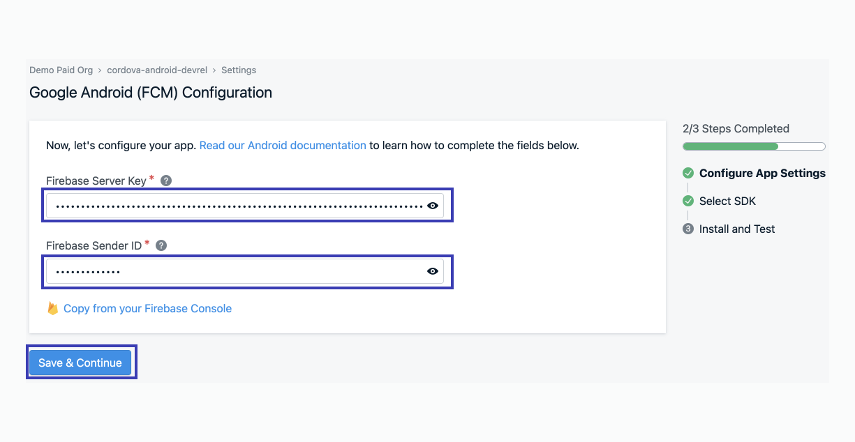 How to Add Push Notifications to a Cordova Android App