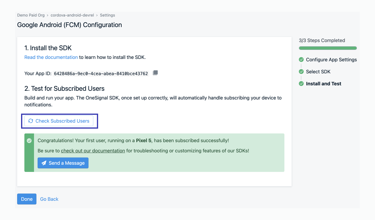 How to Add Push Notifications to a Cordova Android App