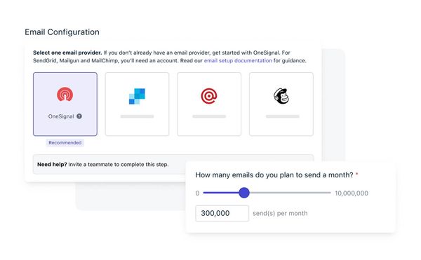 New Email Setup and Management Options